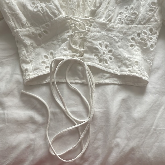 saboluxe | Tops | Saboluxe Lucien Be Eyelet Top | Poshmark